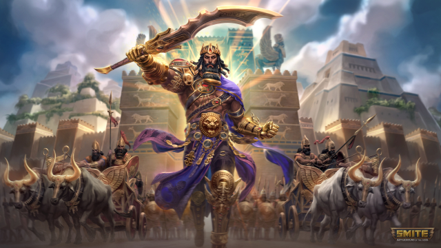 640x360 Resolution Gilgamesh King of Uruk Smite 640x360 Resolution ...
