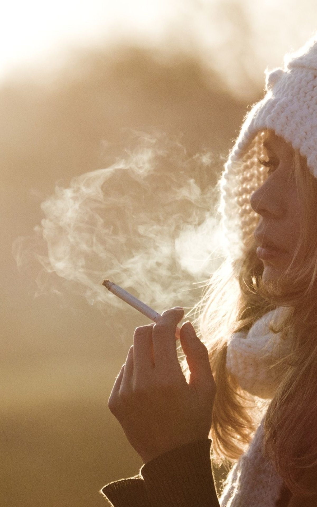 1200x1920 girl, cigarette, evening 1200x1920 Resolution Wallpaper, HD ...
