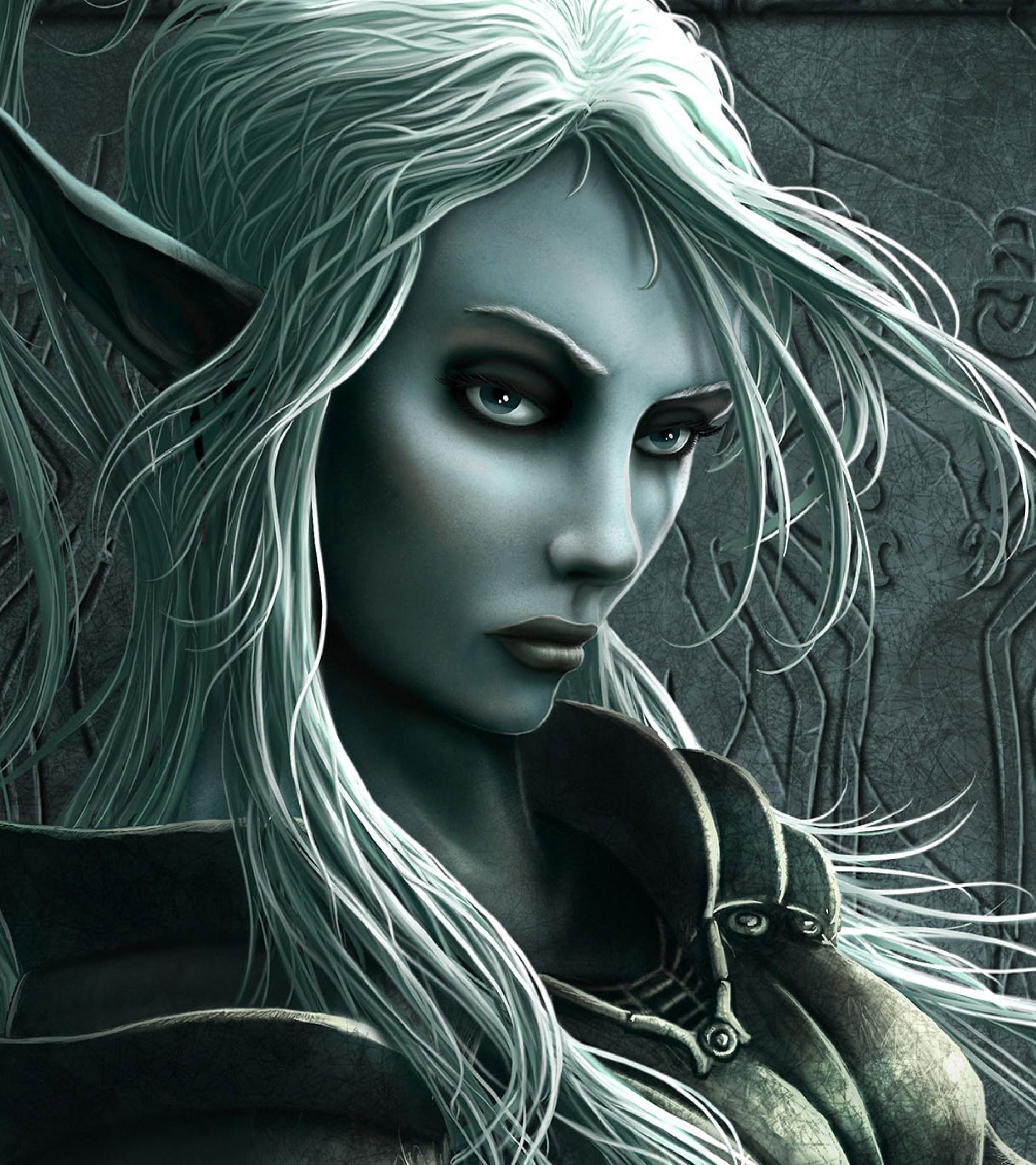 1920x2160 Resolution girl, elf, signs 1920x2160 Resolution Wallpaper ...