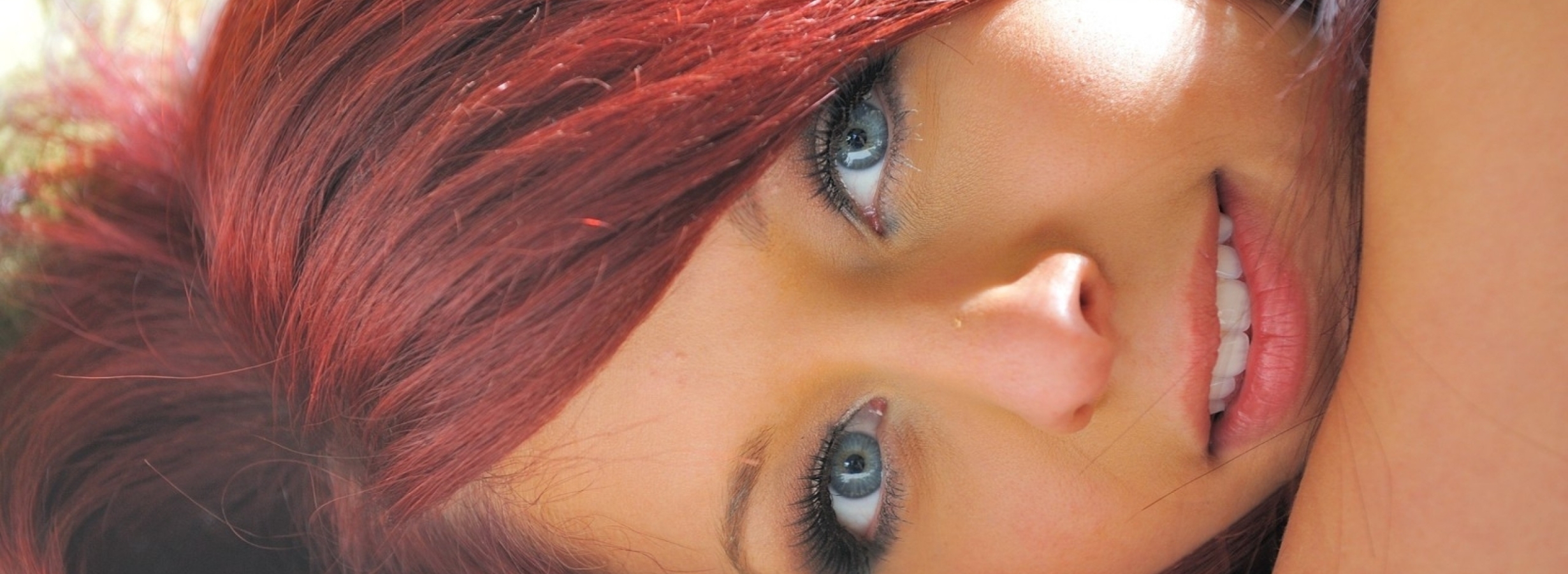 2460x900 Resolution girl, face, close-up 2460x900 Resolution Wallpaper ...