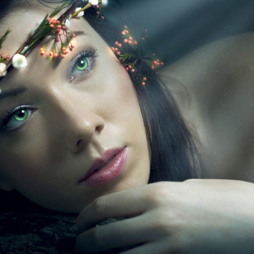 512x512 girl, mysterious, face 512x512 Resolution Wallpaper, HD Girls ...