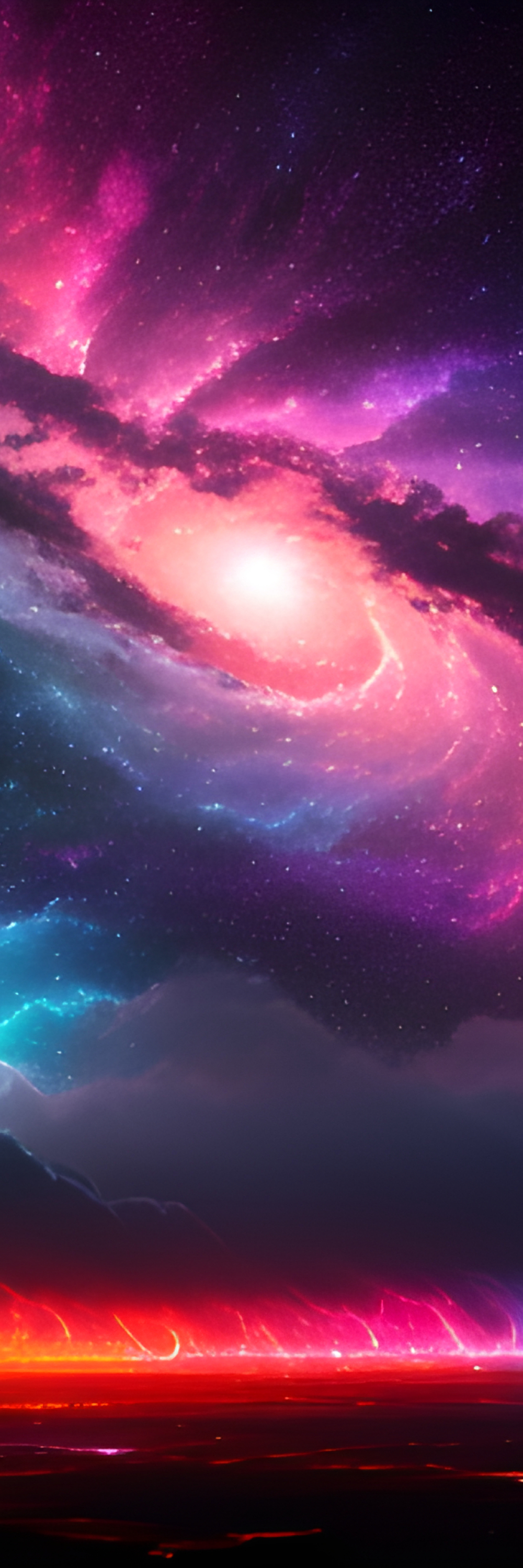 1000x3000 Resolution Glowing Space 4K Portal 1000x3000 Resolution ...