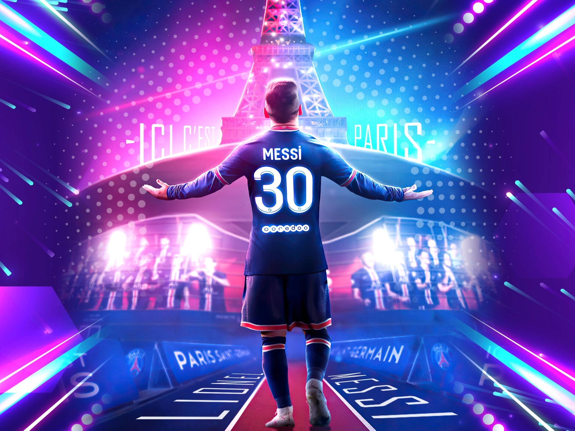 1920x1440 Resolution GOAT Lionel Mess PSG 1920x1440 Resolution ...