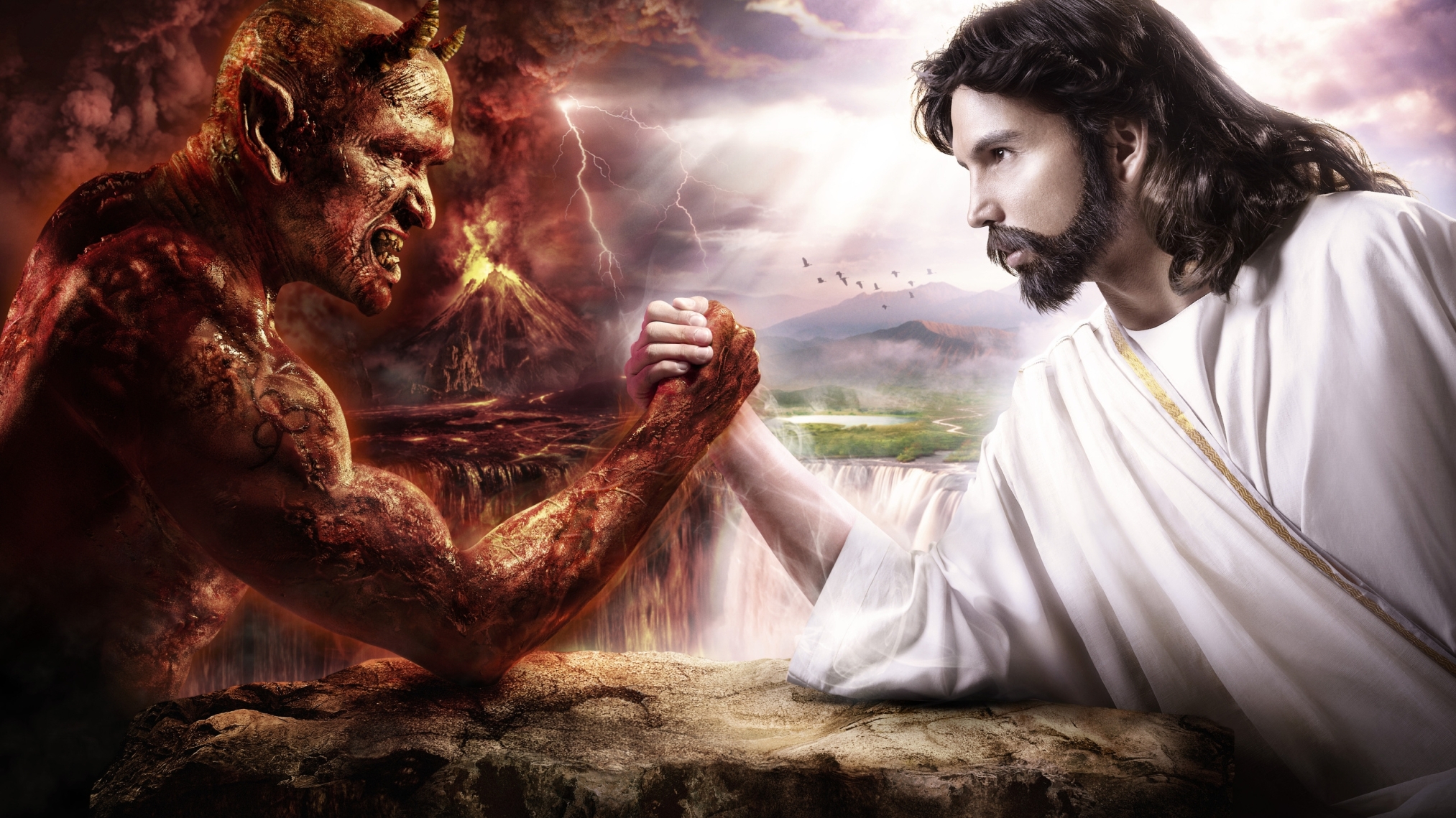 2026x1139 Resolution god, devil, struggle 2026x1139 Resolution ...