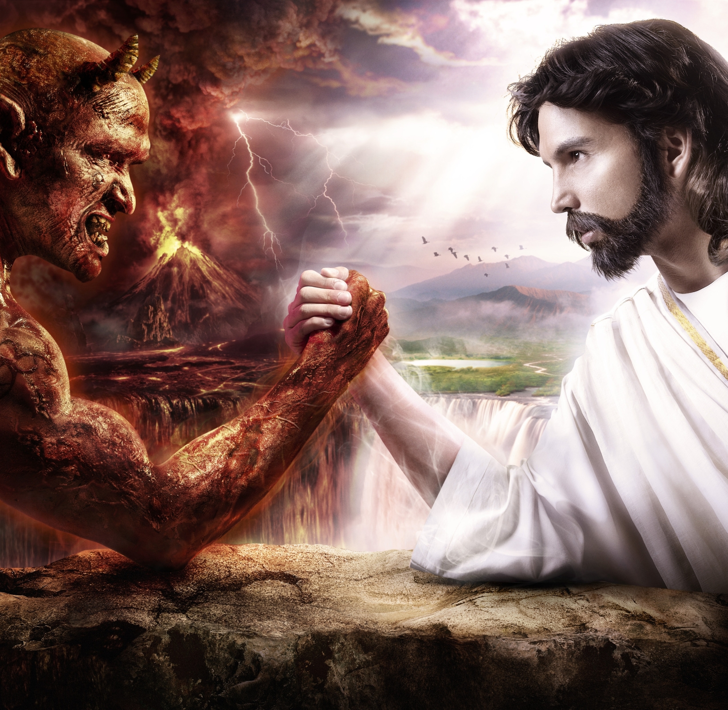2460x2400 Resolution god, devil, struggle 2460x2400 Resolution ...