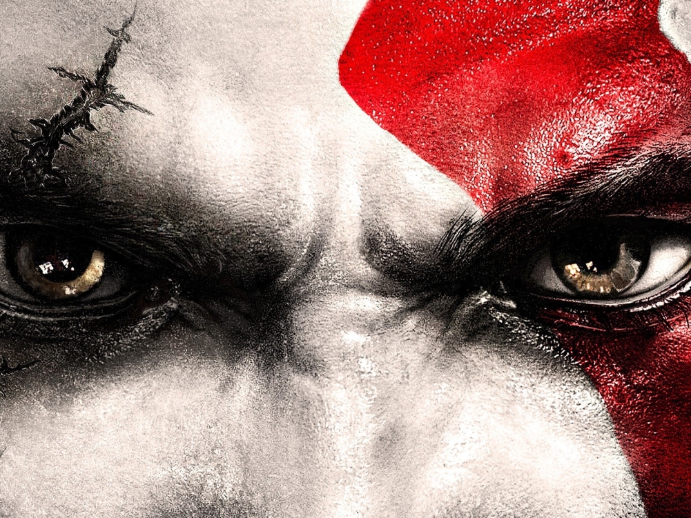 1001x751 Resolution God of War 2018 Video Game Kratos Eyes 1001x751 ...