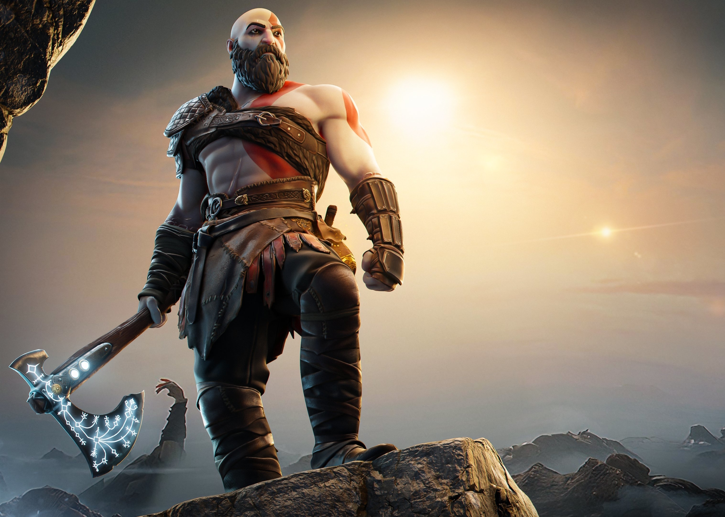 2920x2080 Resolution God Of War Kratos in Fortnite 2920x2080 Resolution ...