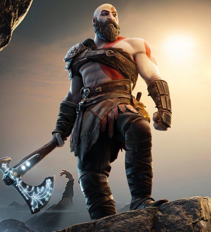 680x750 God Of War Kratos in Fortnite 680x750 Resolution Wallpaper, HD ...