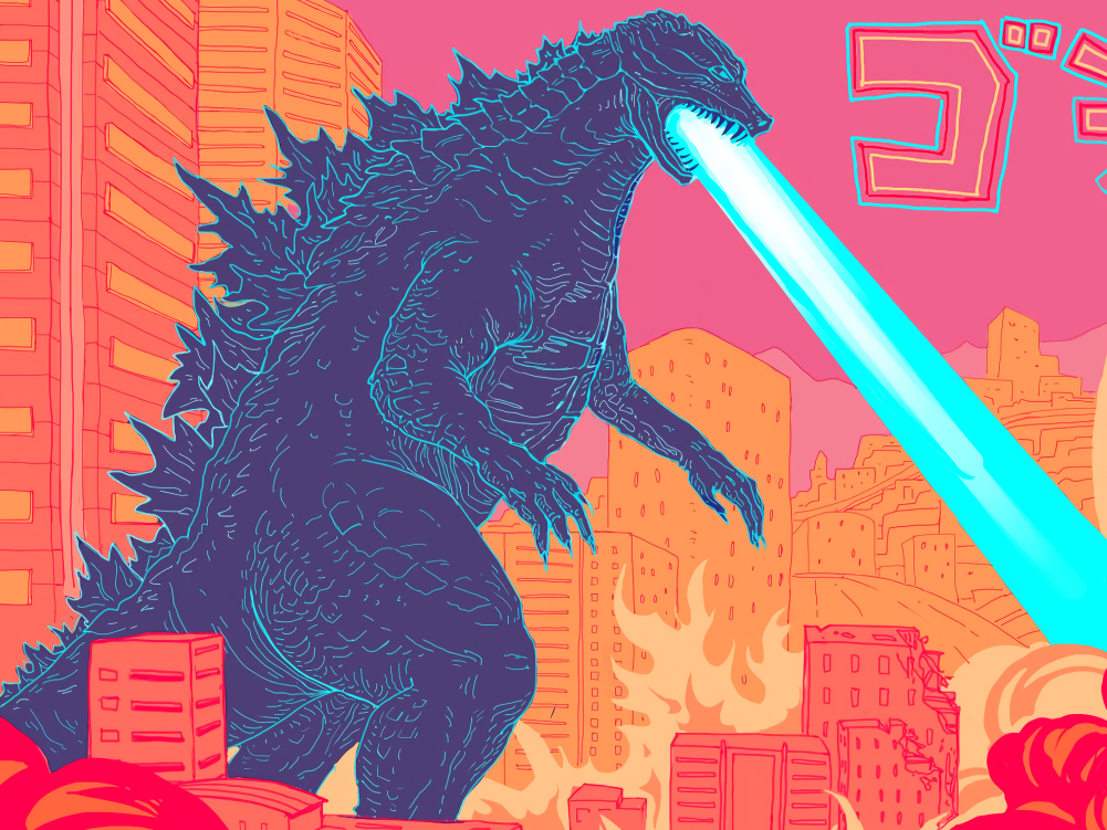 1001x751 Resolution Godzilla 4k Minimal Digital Art 1001x751 Resolution ...
