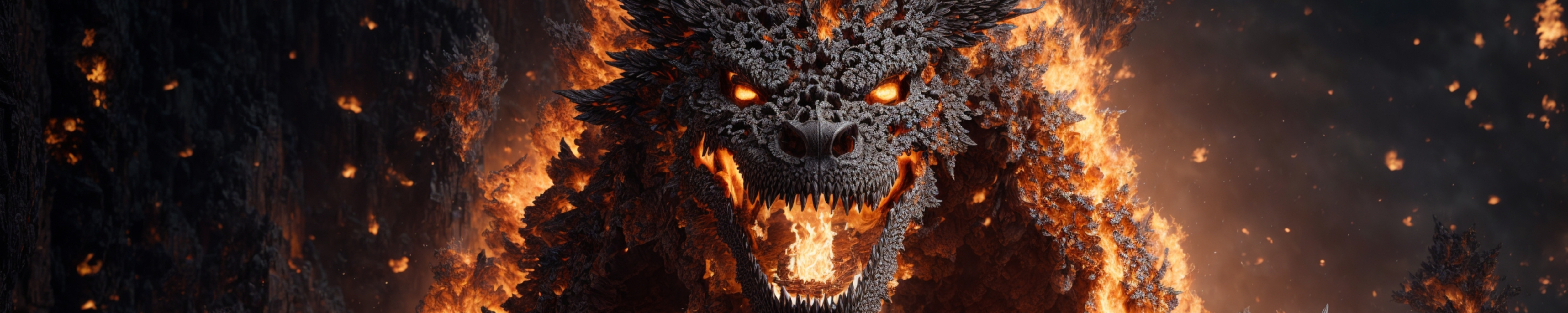 5001x1000 Resolution Godzilla Fire 5001x1000 Resolution Wallpaper ...