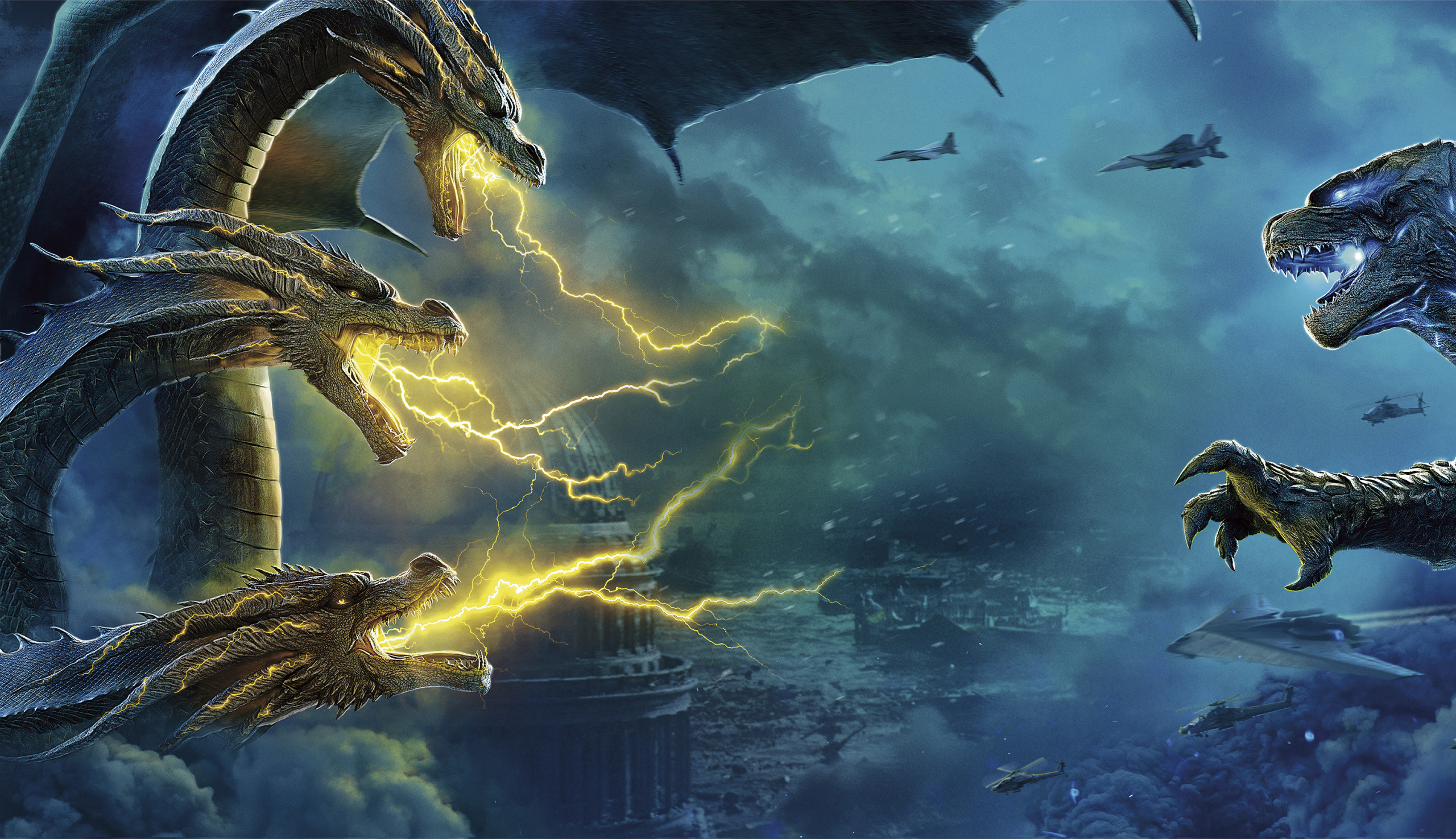 2560x1476 Resolution Godzilla King of the Monsters 4K Movie 2560x1476 ...