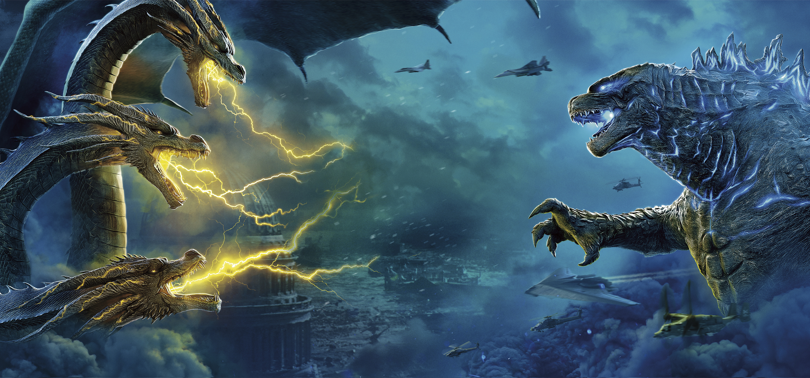 3088x1440 Resolution Godzilla King of the Monsters 4K Movie 3088x1440 ...