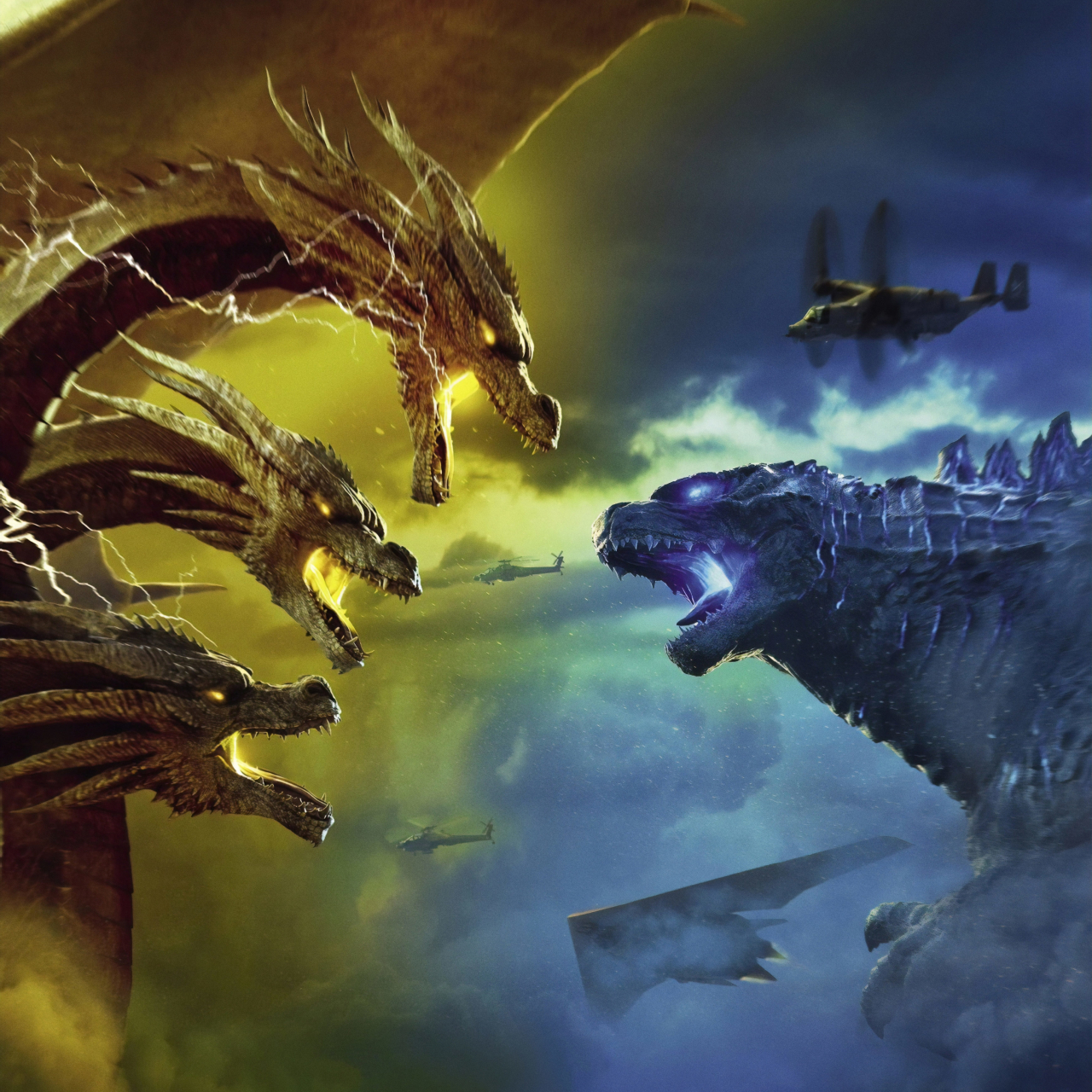 1280x1280 Resolution Godzilla King of the Monsters 4K 1280x1280 ...