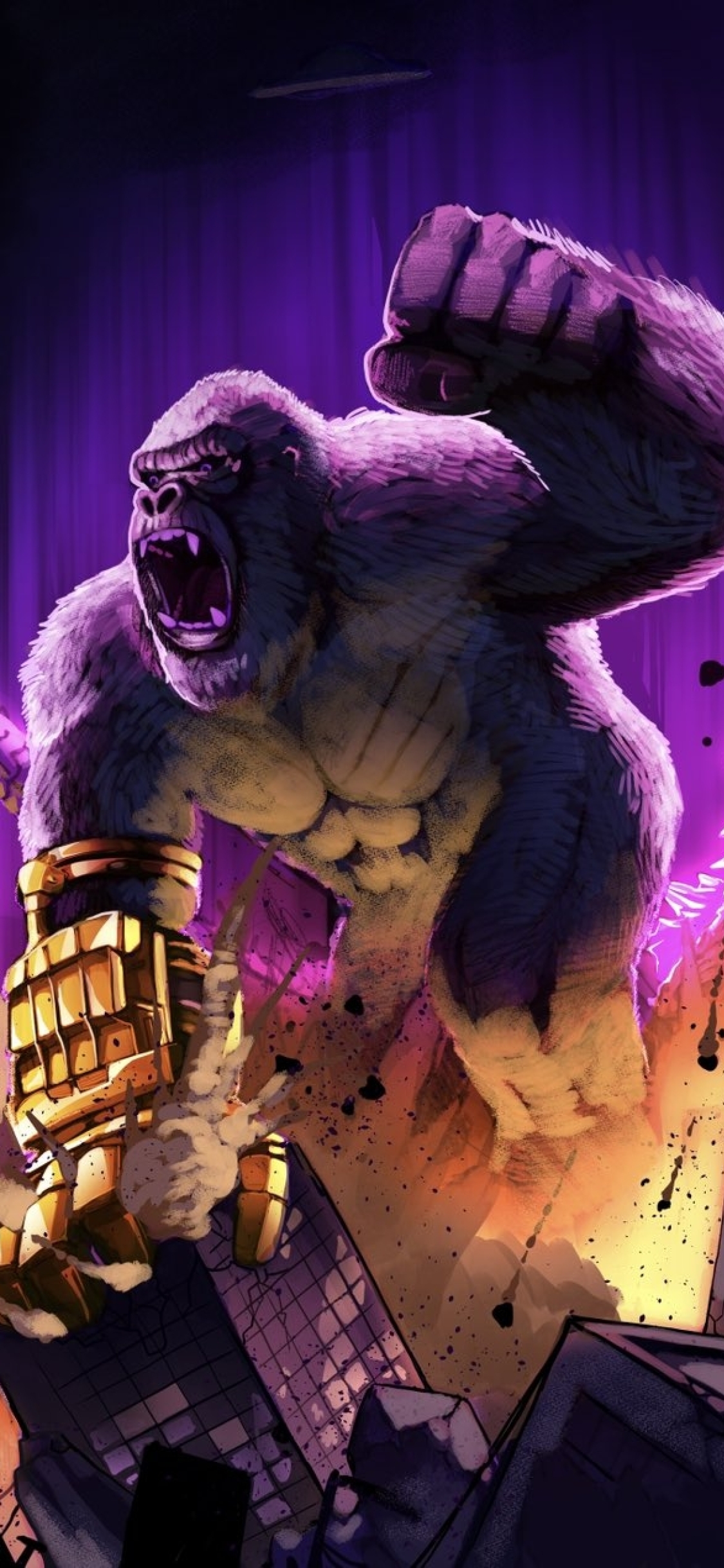 1125x2436 Resolution Godzilla X Kong Cool Poster Iphone XS,Iphone 10 ...