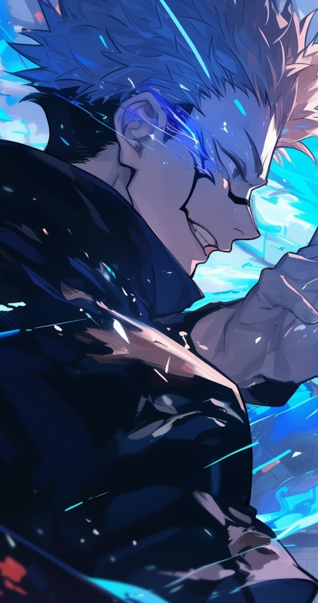 1080x2048 Resolution Gojo vs Sukuna Jujutsu Kaisen Battle 1080x2048 ...
