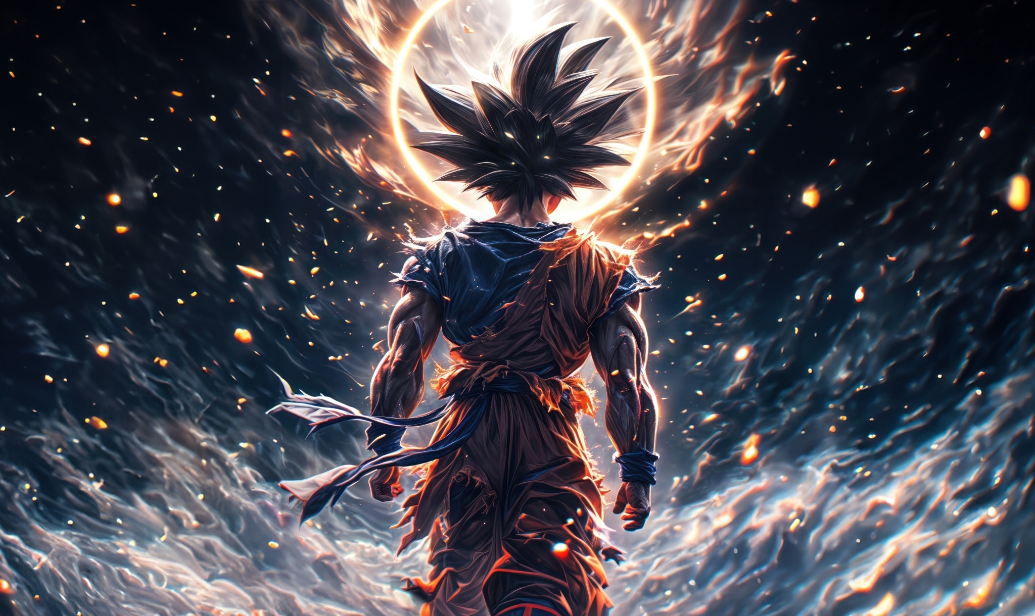 2048x1220 Resolution Goku Power 4K Dragon Ball Z 2048x1220 Resolution ...
