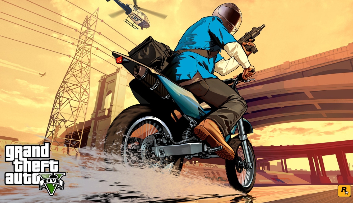 1336x768 Resolution grand theft auto v, gta, rockstar games HD Laptop ...