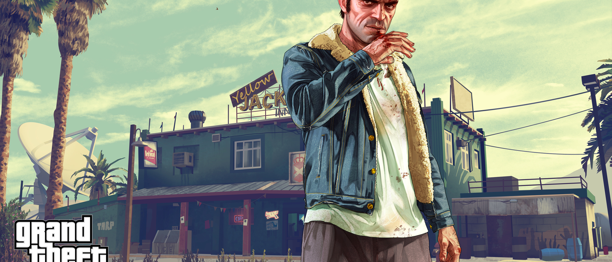 2100x900 Resolution grand theft auto v, trevor, bar 2100x900 Resolution ...