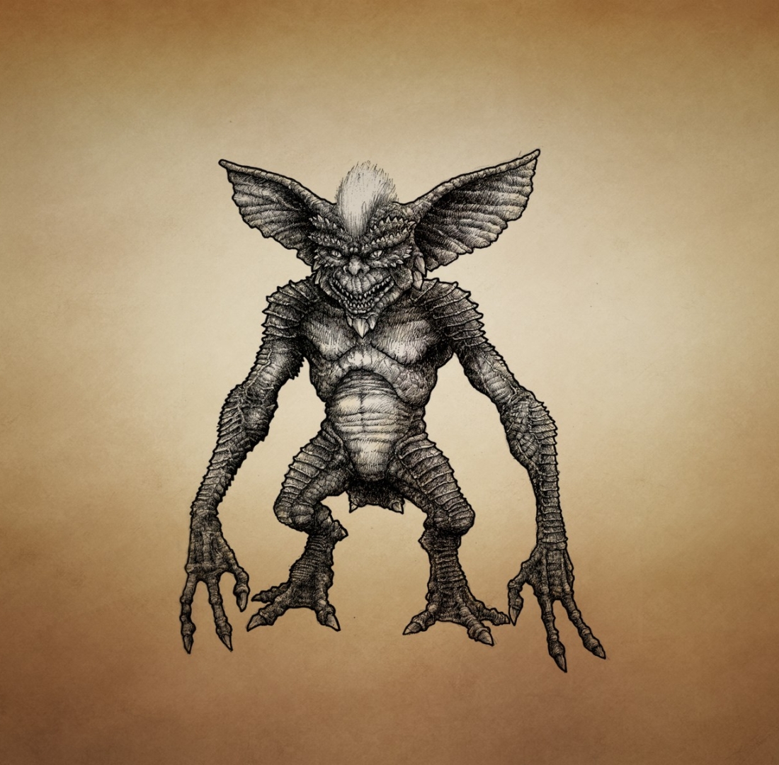 1100x1080 Resolution gremlin, art, texture 1100x1080 Resolution ...