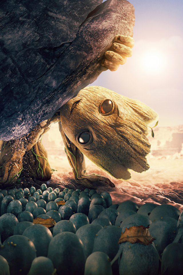 640x960 Resolution Groot HD 2022 iPhone 4, iPhone 4S Wallpaper ...