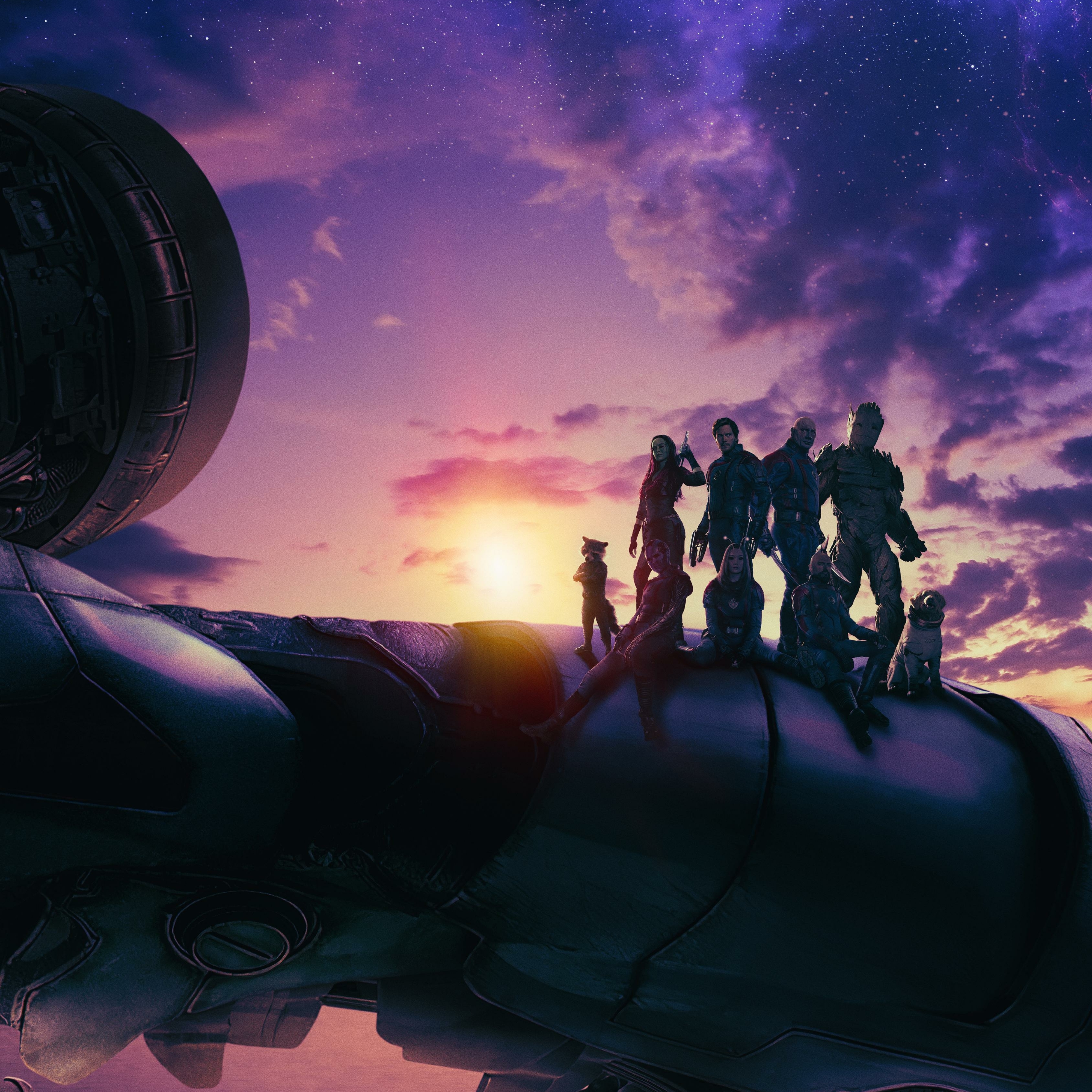 4000x4000 Resolution Guardians Of The Galaxy Volume 3 Movie 4000x4000 ...