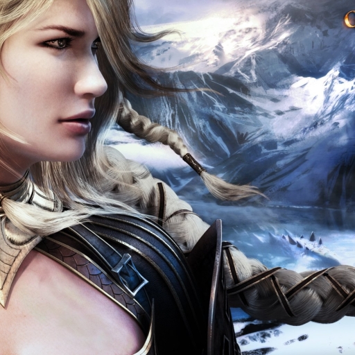 512x512 Resolution guild wars eye of the dorth, girl, haircut 512x512 ...