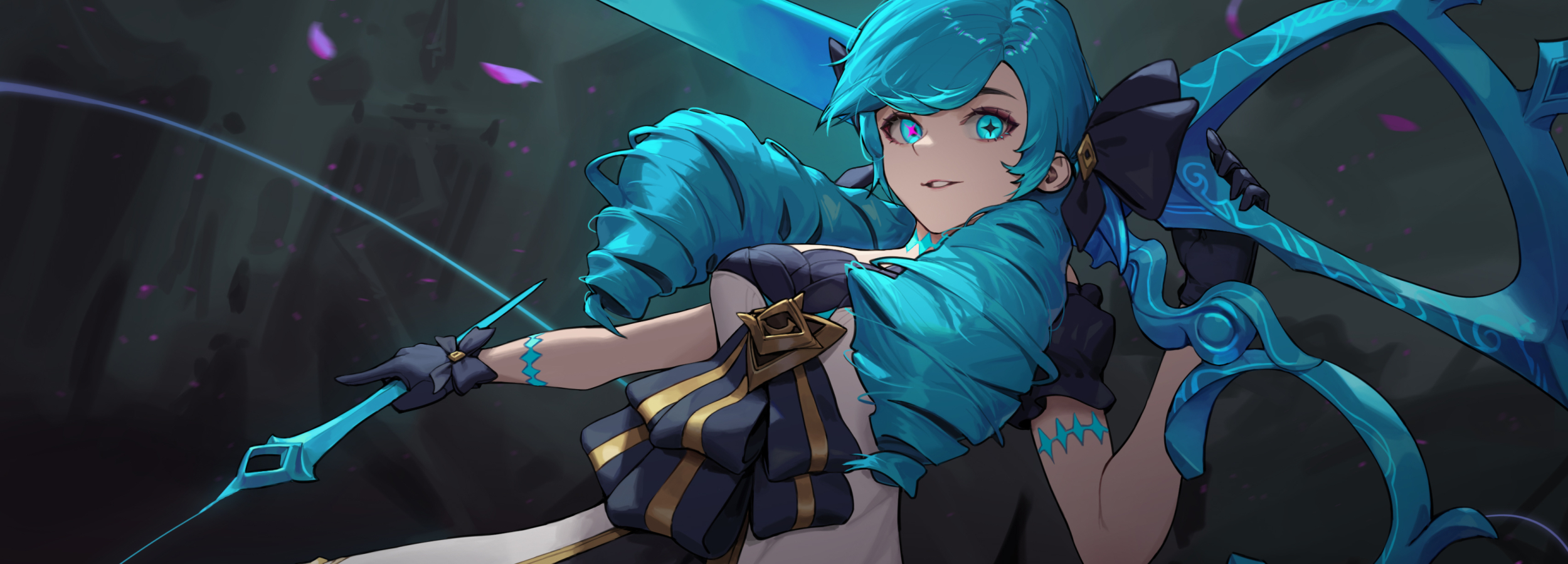 2500x900 Gwen HD League Of Legends 2500x900 Resolution Wallpaper, HD ...