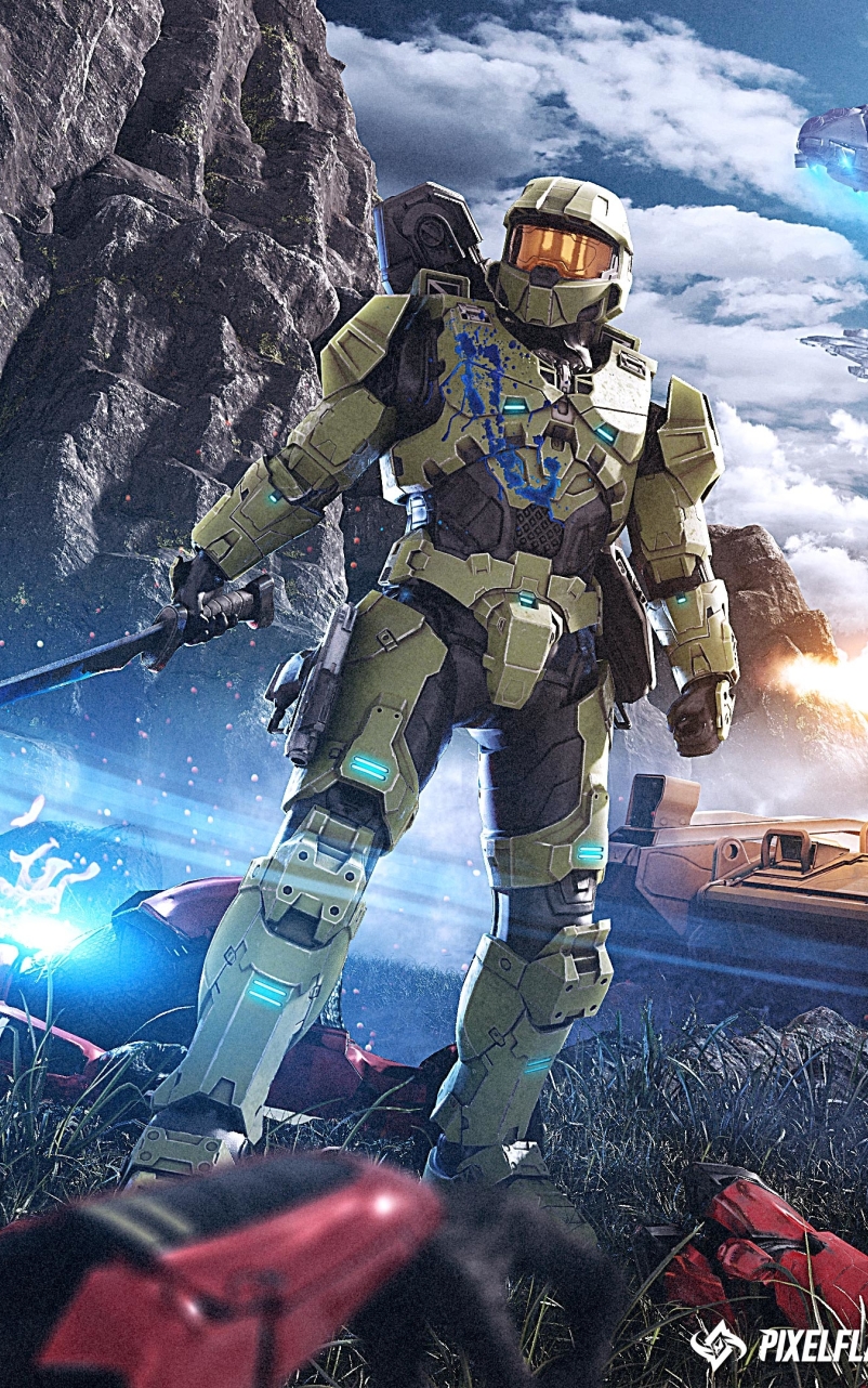 802x1282 Resolution Halo Master Chief 802x1282 Resolution Wallpaper ...