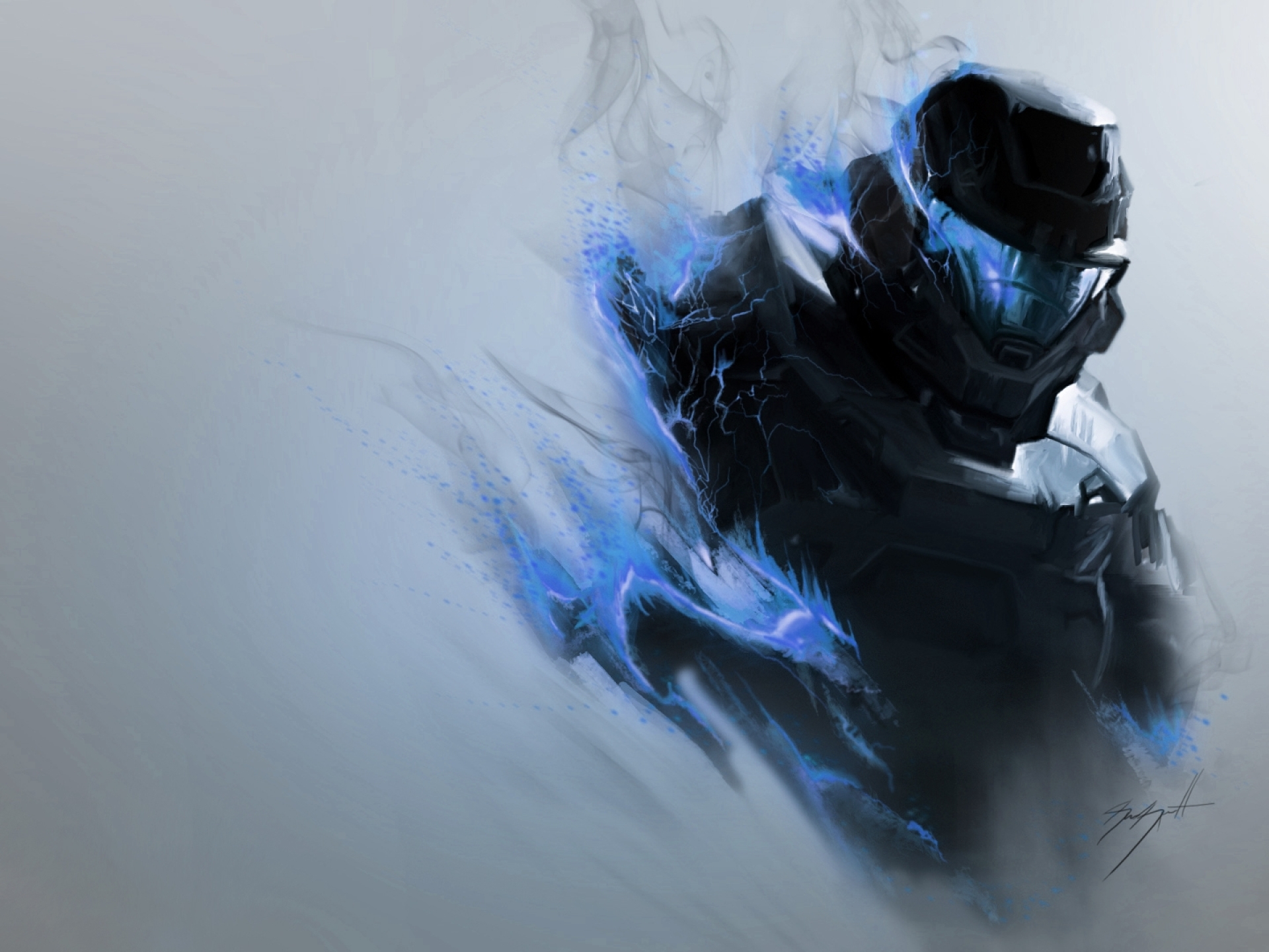 1920x1440 Resolution halo, smoke, armor 1920x1440 Resolution Wallpaper ...