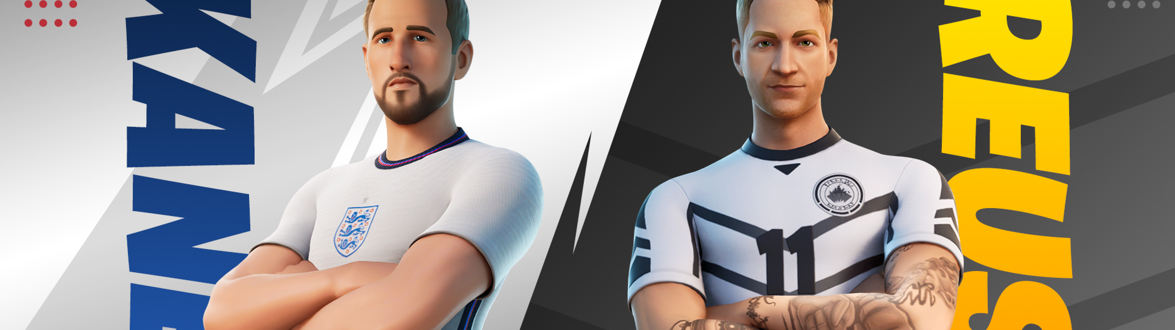 3840x1080 Resolution Harry Kane & Marco Reus Fortnite 3840x1080 ...