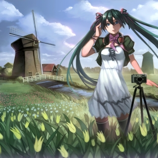 320x320 Resolution hatsune miku, girl, camera 320x320 Resolution ...