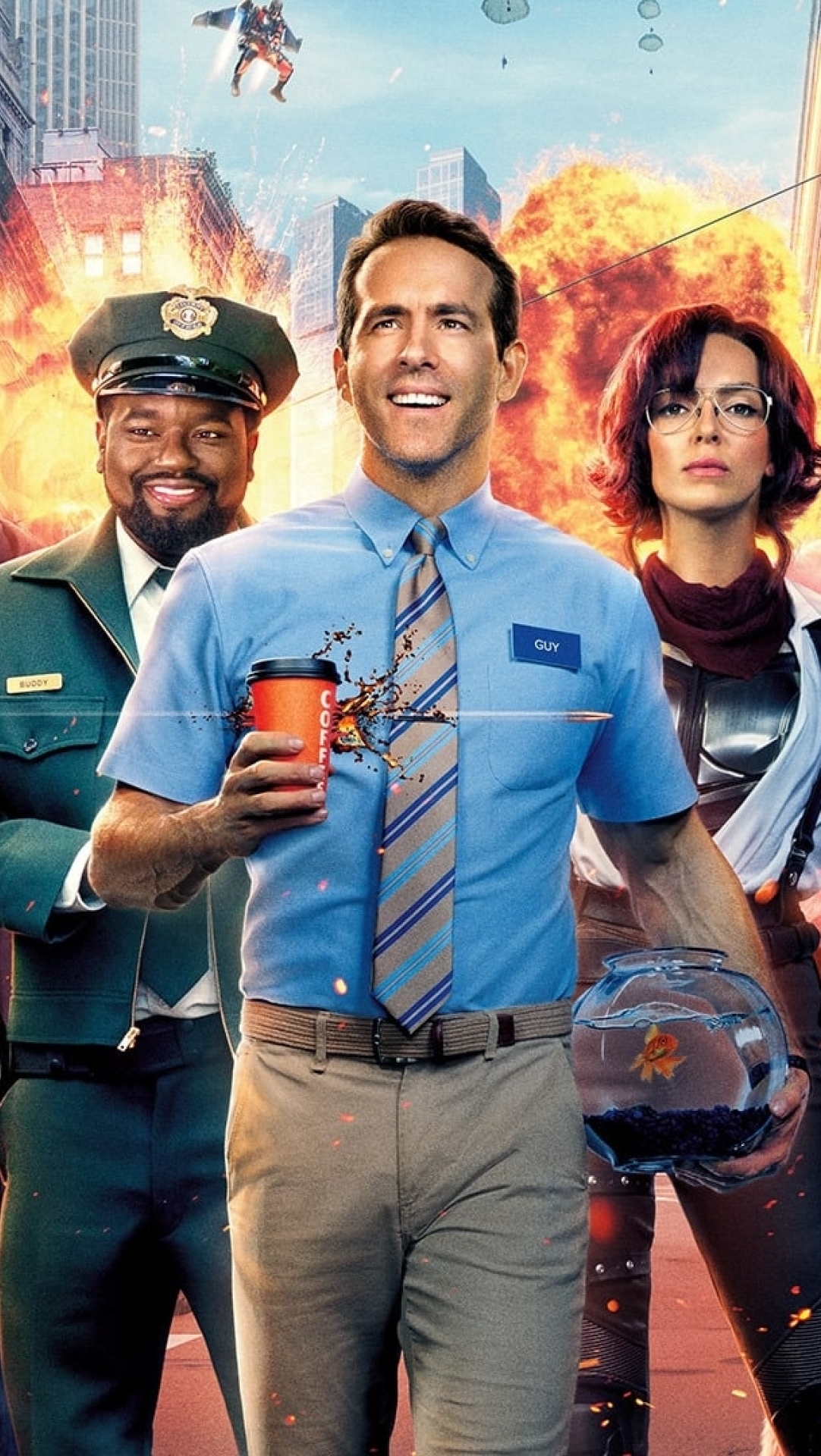 1082x1920 HD Poster of Free Guy Movie 1082x1920 Resolution Wallpaper ...