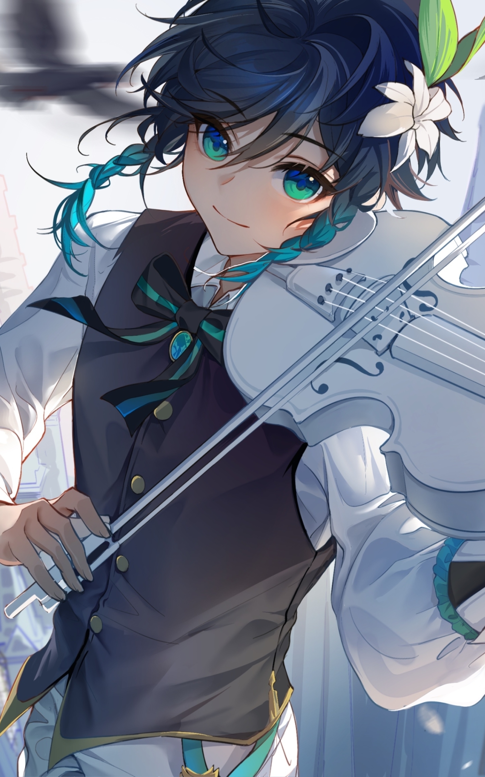 1600x2560 HD Venti Art Genshin Impact 1600x2560 Resolution Wallpaper ...