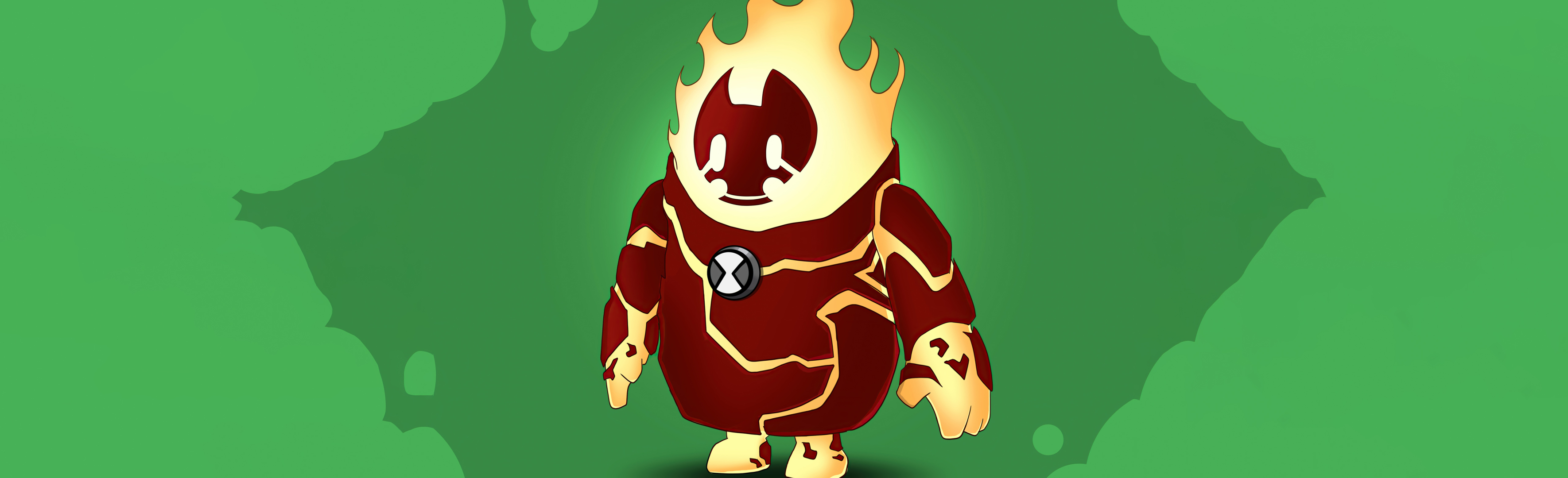 3540x1080 Resolution Heatblast Fall Guys X Ben 10 3540x1080 Resolution ...