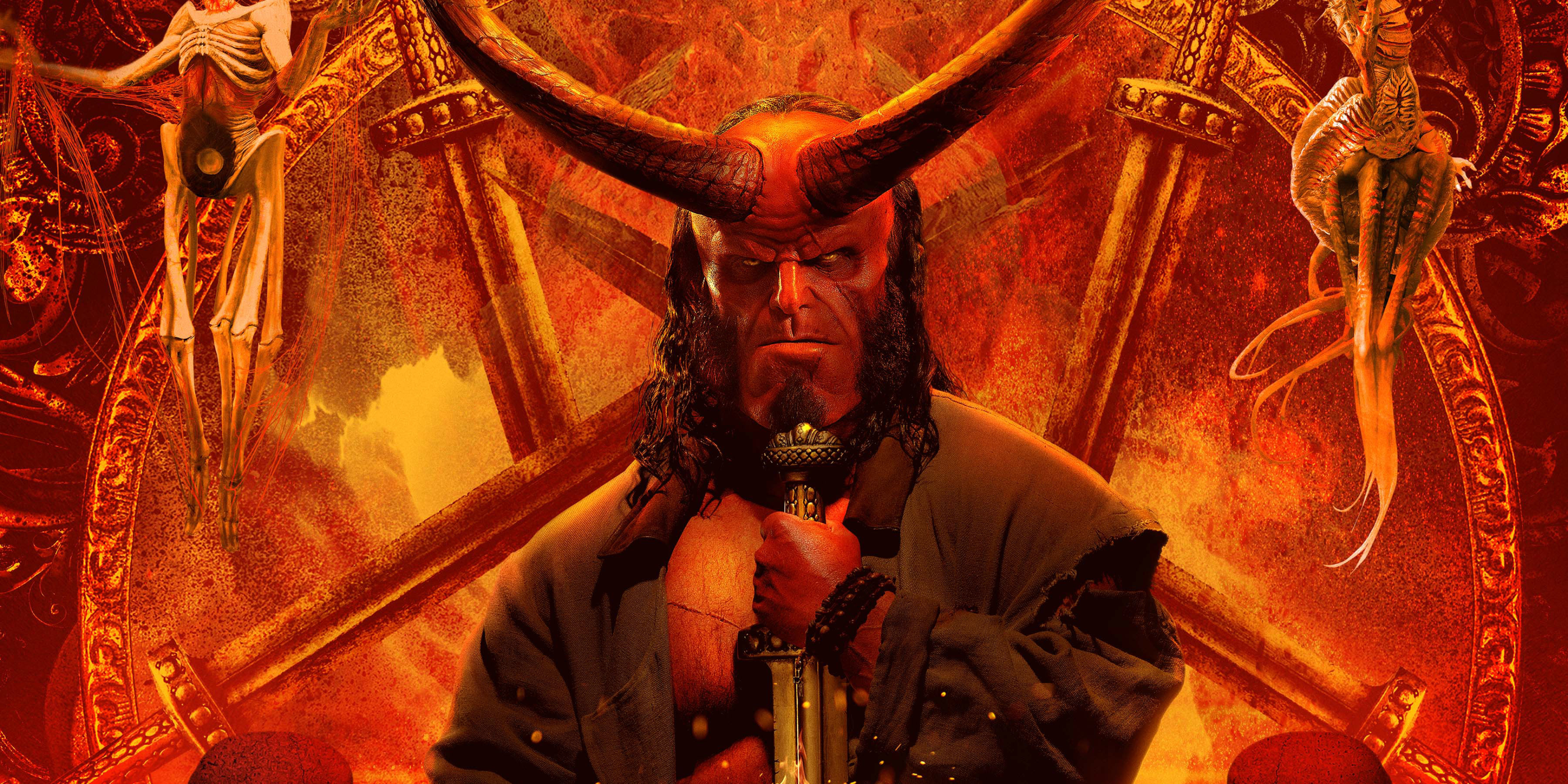 3840x1920 Hellboy Movie 4K 3840x1920 Resolution Wallpaper, HD Movies 4K ...