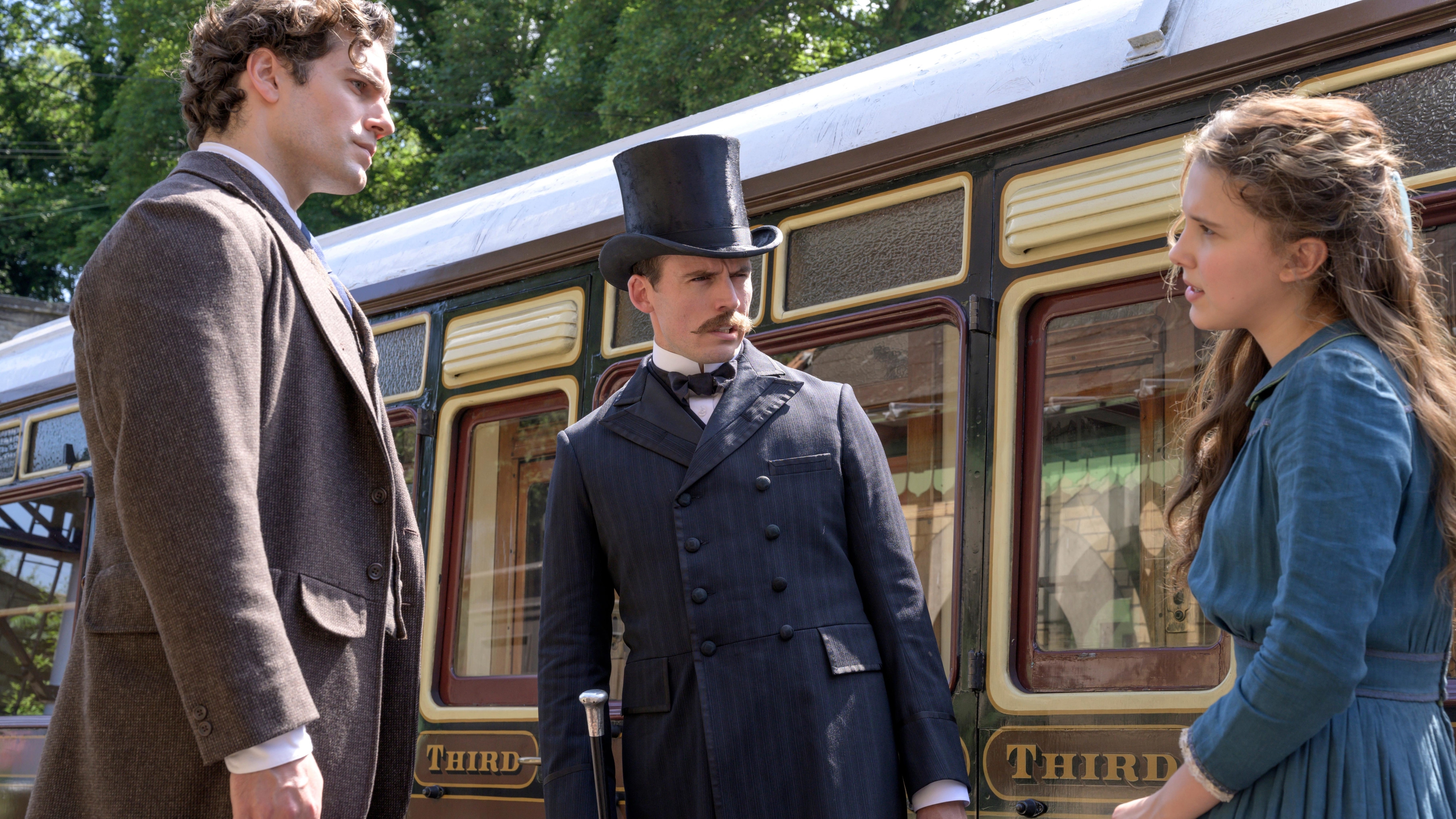 3840x2161 Resolution Henry Cavill & Millie Bobby Brown Enola Holmes 8K ...