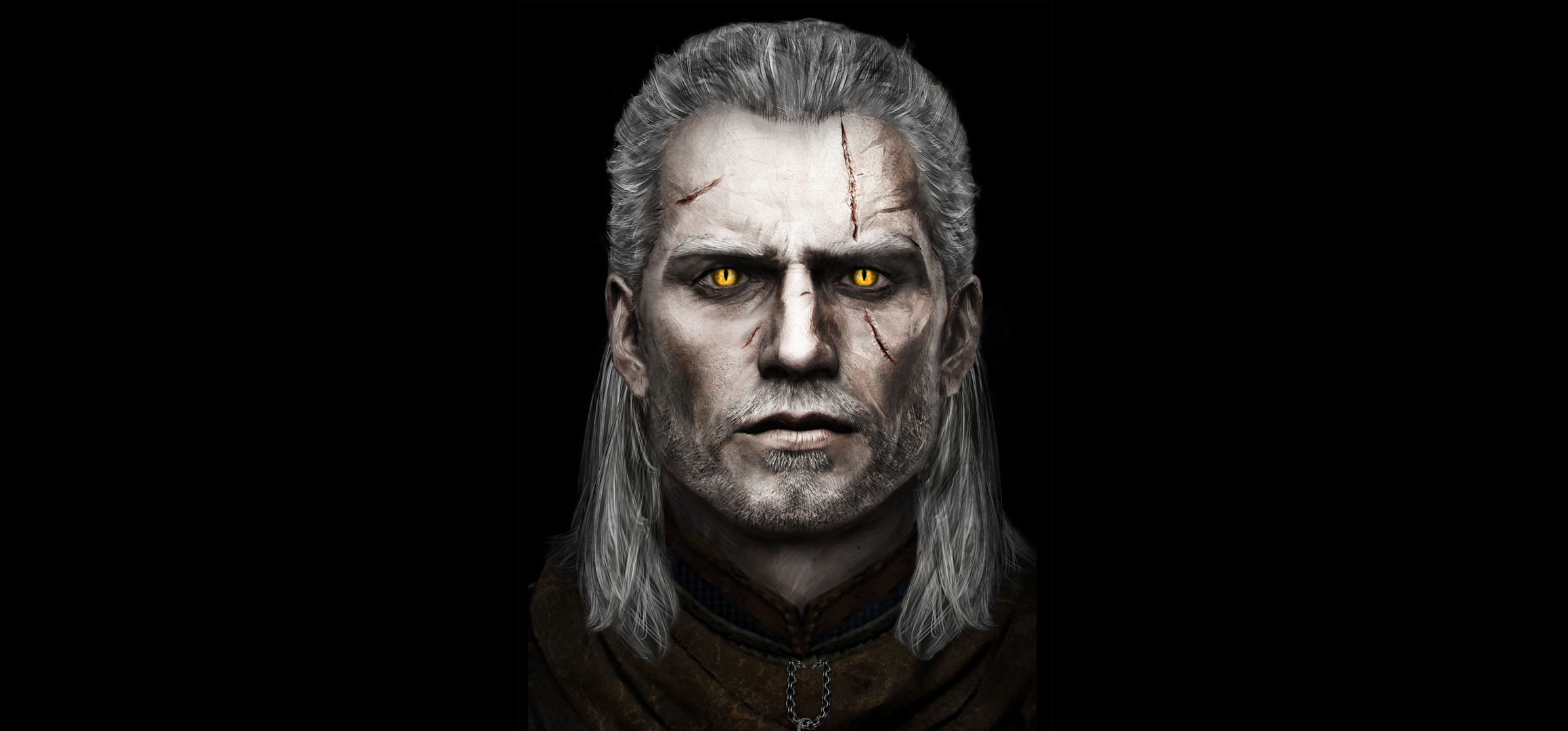 2316x1080 Resolution Henry Cavill As Geralt Of Rivia Fan Art 2316x1080 ...