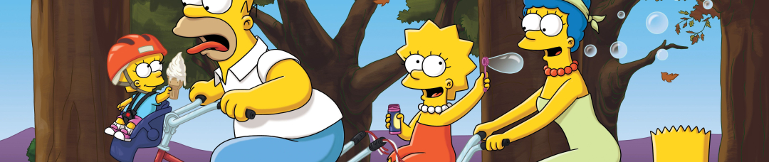1080x228 Homer Marge Bart Lisa The Simpsons Family 1080x228 Resolution ...