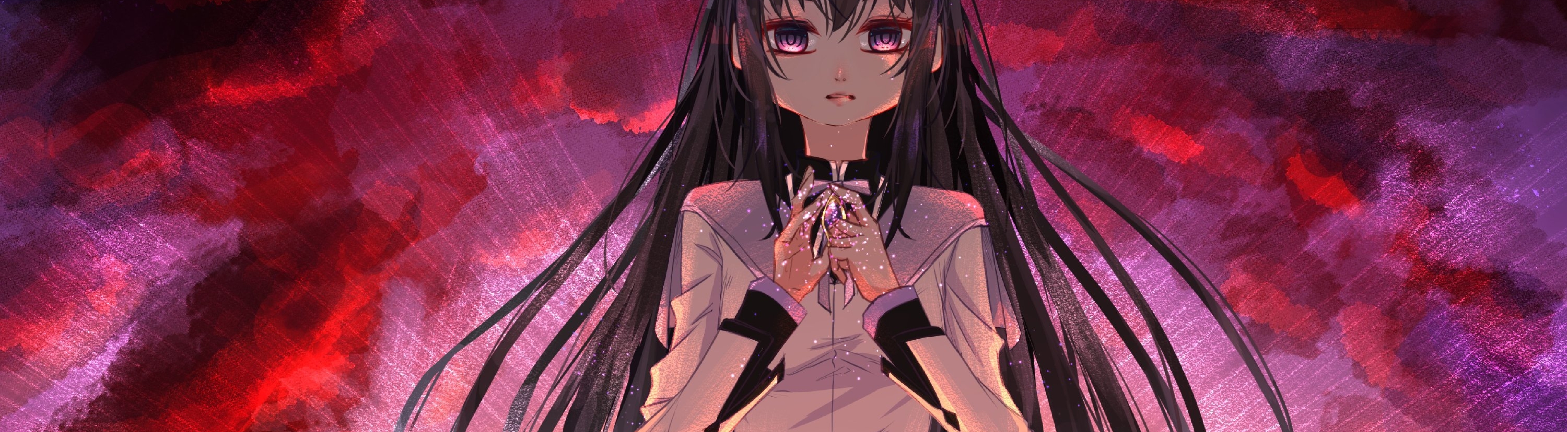 5220x1440 Resolution Homura Akemi HD Puella Magi Madoka Magica ...