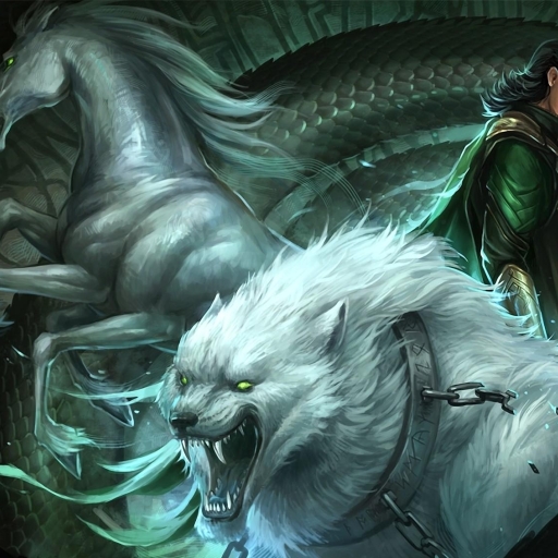 512x512 Resolution horse, wolf, teeth 512x512 Resolution Wallpaper ...