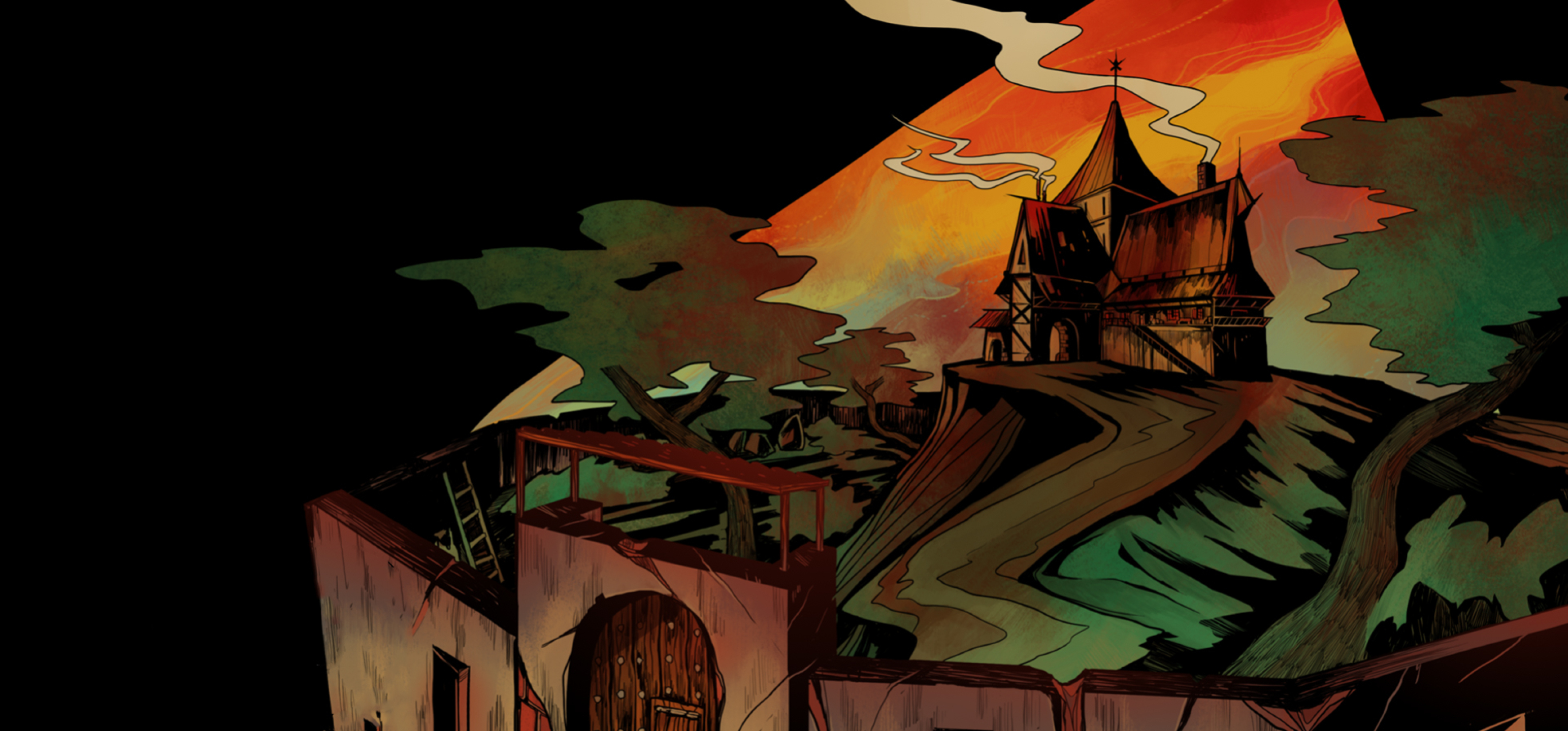 3088x1440 Resolution House Blackwell Alders Blood 3088x1440 Resolution ...