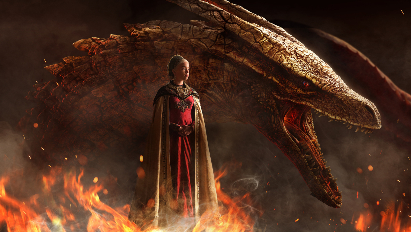 1360x768 Resolution House of the Dragon 2022 Season Desktop Laptop HD ...