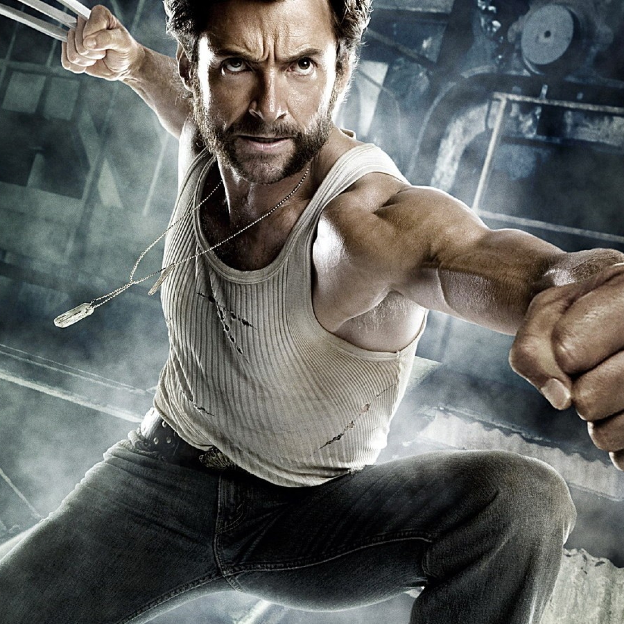 2000x2000 Resolution Hugh Jackman As Wolverine Abstract wallpaper ...