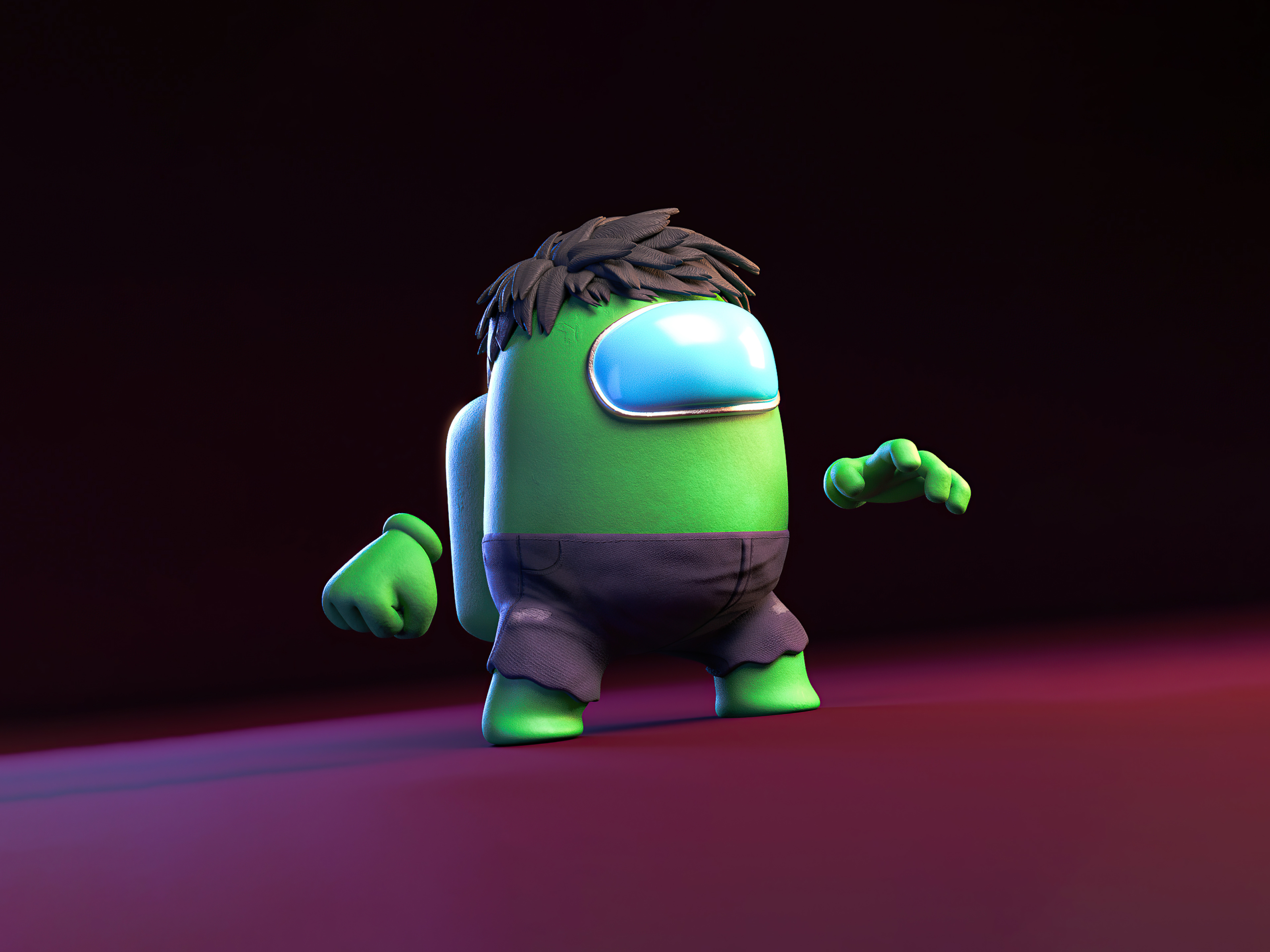 3200x2400 Resolution Hulk Among Us 5k Art 3200x2400 Resolution ...
