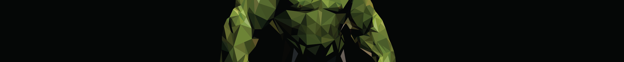 2048x204 Resolution Hulk Low Poly Minimalistic 2048x204 Resolution ...
