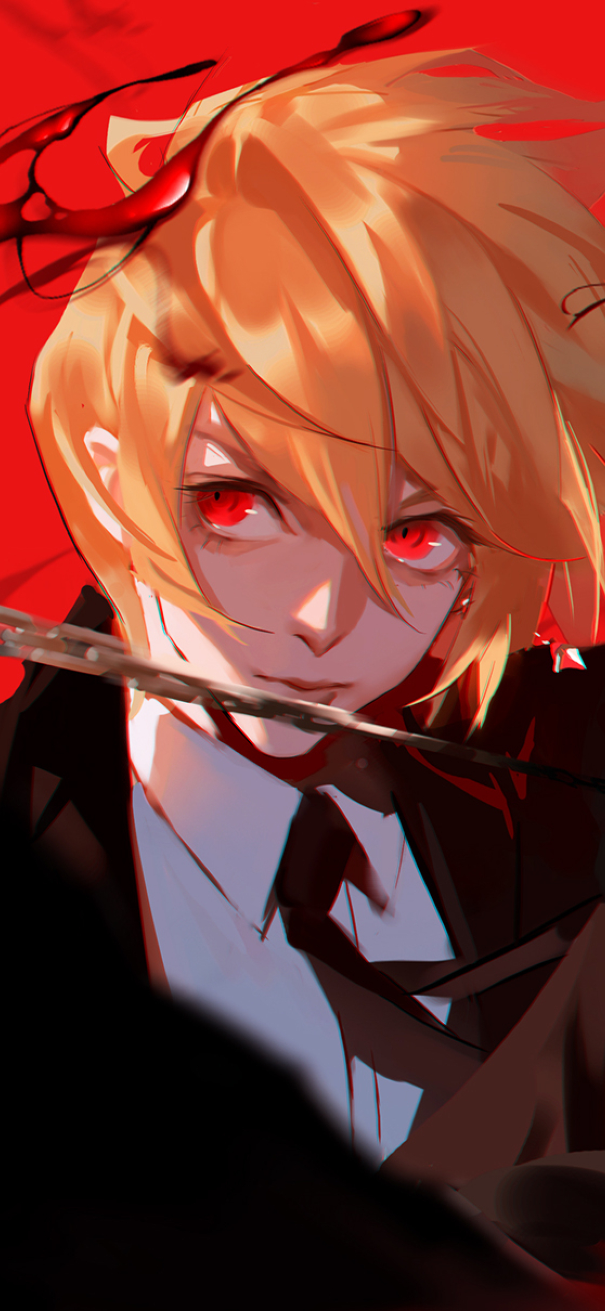1179x2556 Resolution Hunter x Hunter Red Art 1179x2556 Resolution ...