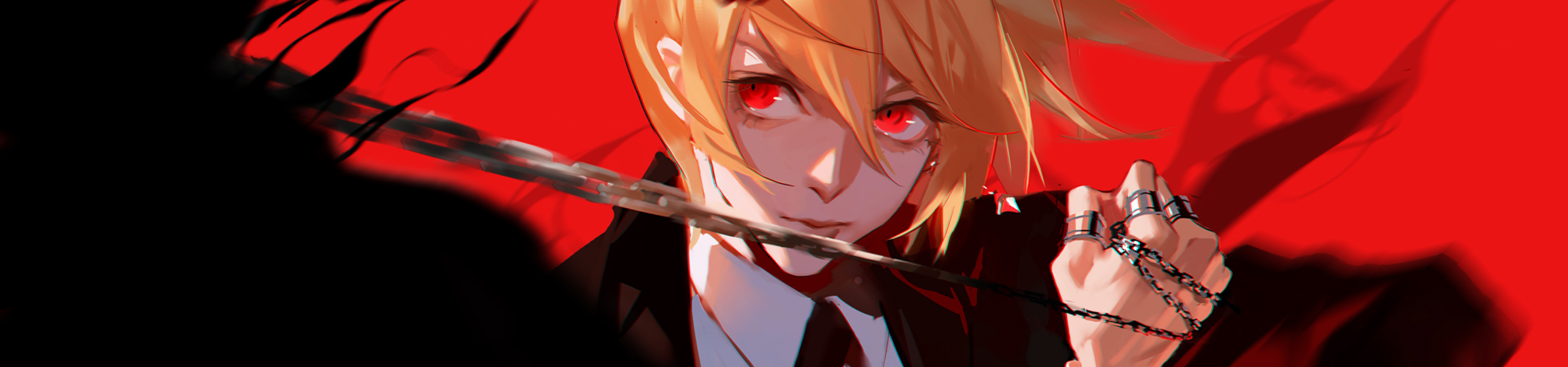 5120x1200 Hunter x Hunter Red Art 5120x1200 Resolution Wallpaper, HD ...