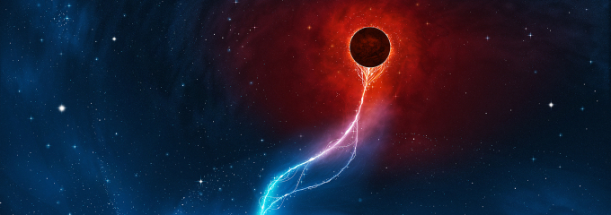 680x240 Incandescent Stars Line Connecting To A Planet 680x240 ...