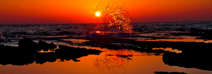 680x240 Resolution india, sunset, splash 680x240 Resolution Wallpaper ...