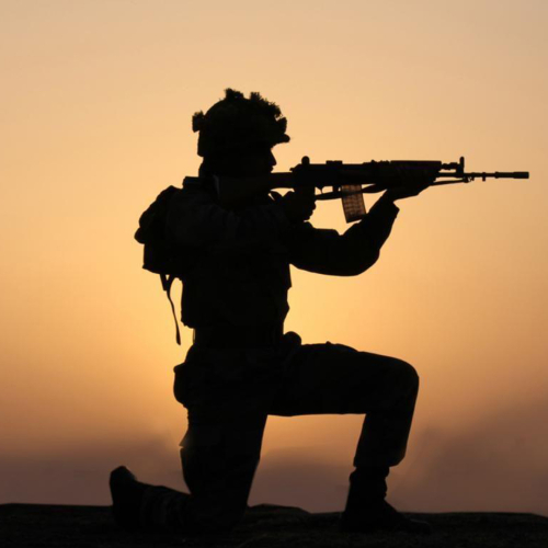 500x500 Indian Army Soldier With Gun 500x500 Resolution Wallpaper, HD ...
